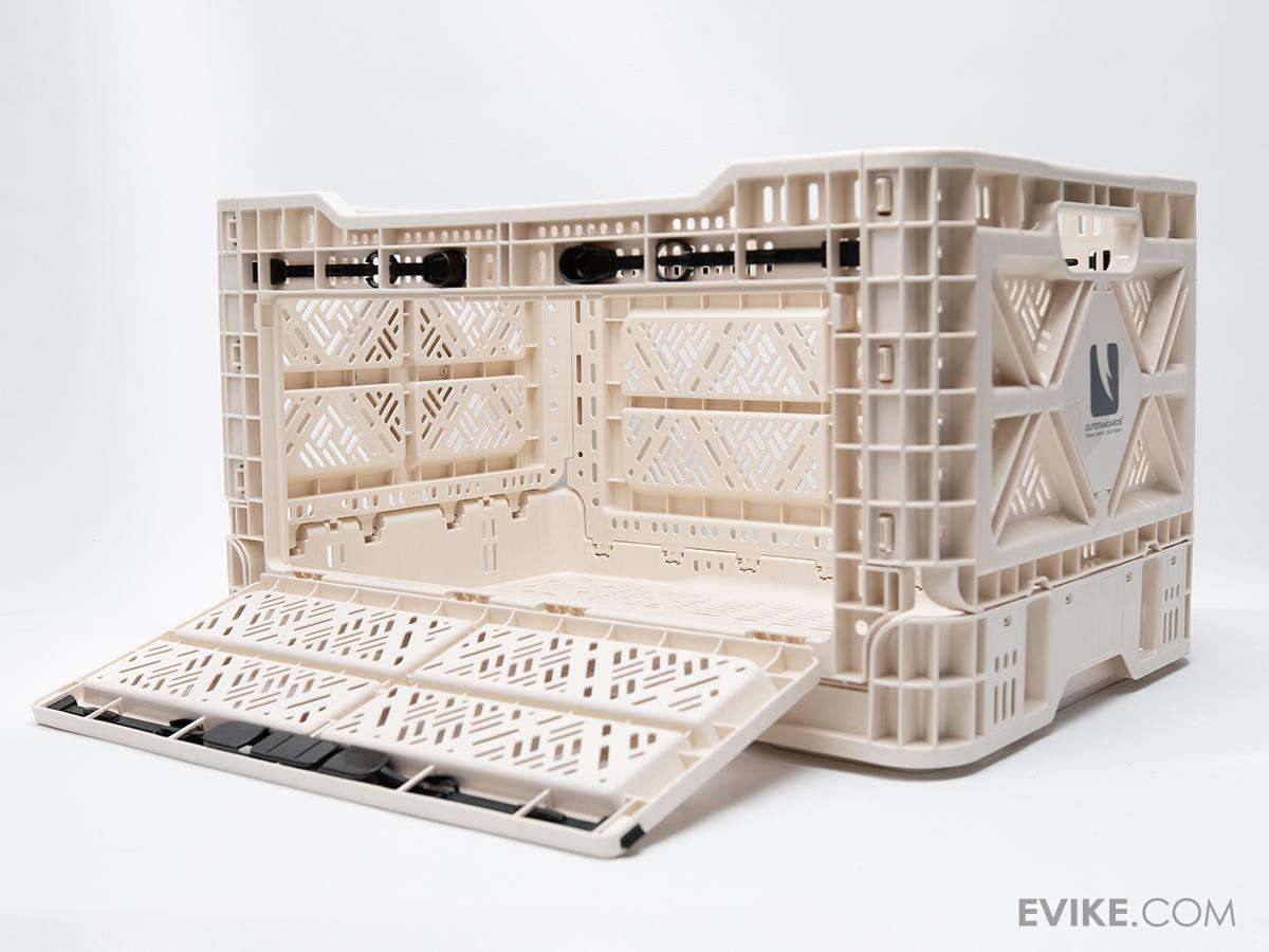 Outstandards Transformer Collapsible Smart Carrying Crate (Color: Ivory ...