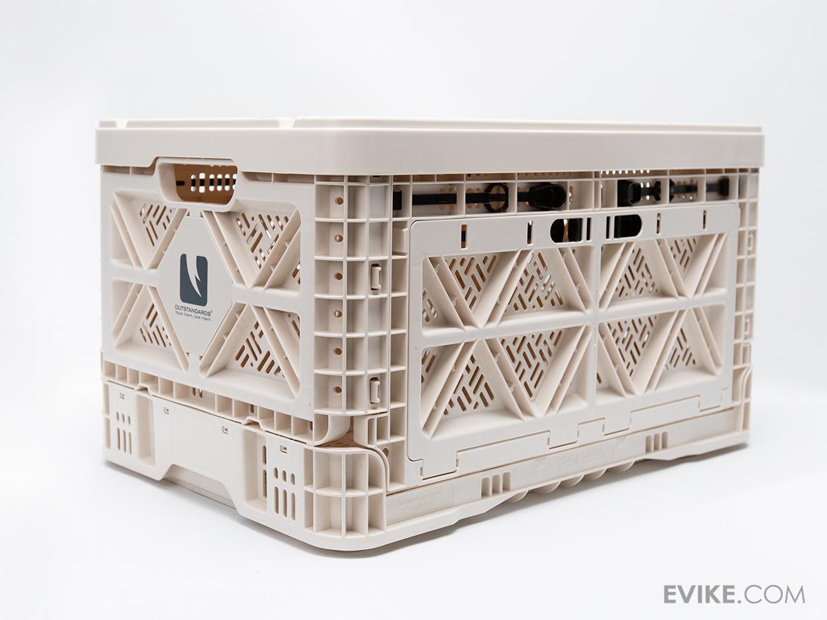 Outstandards Transformer Collapsible Smart Carrying Crate (Color: Ivory ...