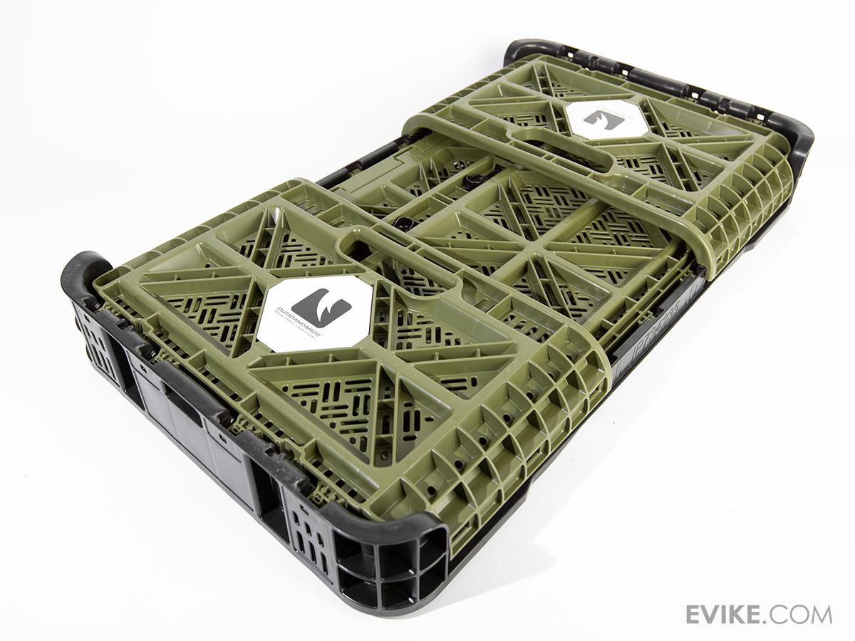 Outstandards Transformer Collapsible Smart Carrying Crate (Color: Olive ...