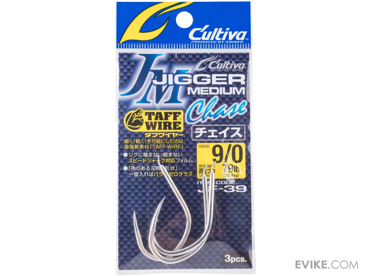 Owner Hooks Cultiva Jigger Medium Chase Fishing Hooks (Size: 9/0), MORE ...