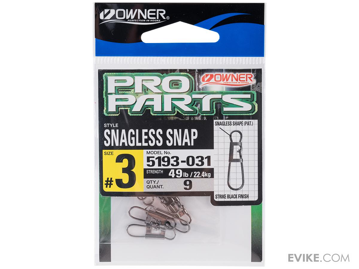 Owner Snagless Snap (Size: #3 / 9-pack), MORE, Fishing, Fishing ...