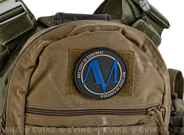 Evike.com / American Milsim PVC Hook & Loop Morale Patch - Black ...