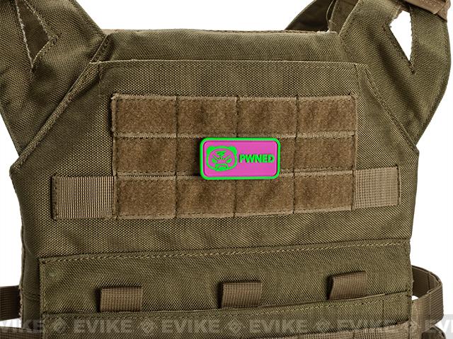 Epik Panda "PWNED" PVC Rubber Hook and Loop Morale Patch, Tactical Gear ...