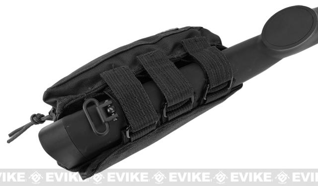 Modify Rifle Stock Ammo Pouch w/ Cheek Pad (Color: Black), Tactical ...