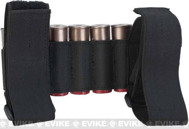 Pro-Arms Shotgun Buttstock Shell Pouch - Black, Tactical Gear/Apparel ...