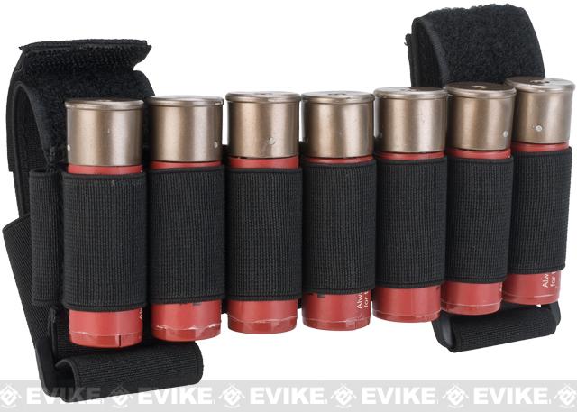 Pro-Arms Shotgun Buttstock Shell Pouch - Black, Tactical Gear/Apparel ...