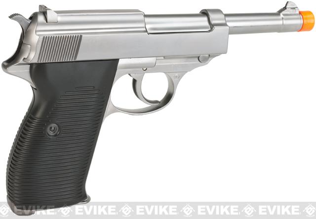 WE Full Metal Heavy Weight P38 Airsoft Gas Blow Back Pistol (Color ...