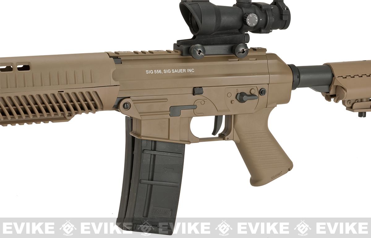 SoftAir Licensed Sig Sauer SIGARMS SIG556 Airsoft AEG Rifle (Color: Tan ...