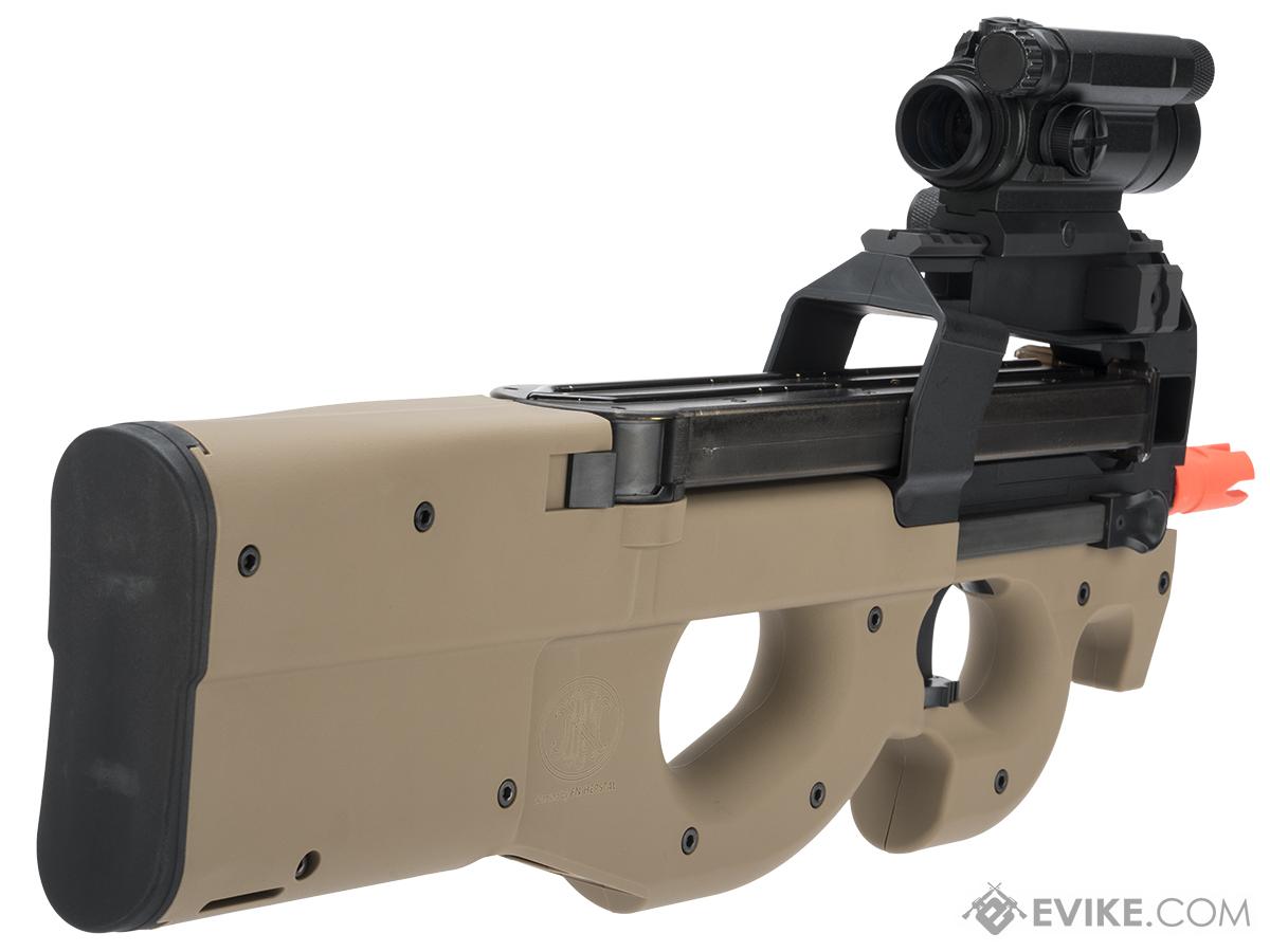 Cybergun FN Herstal Fully Licensed Gas Blowback P90 PDW (Color: Tan ...