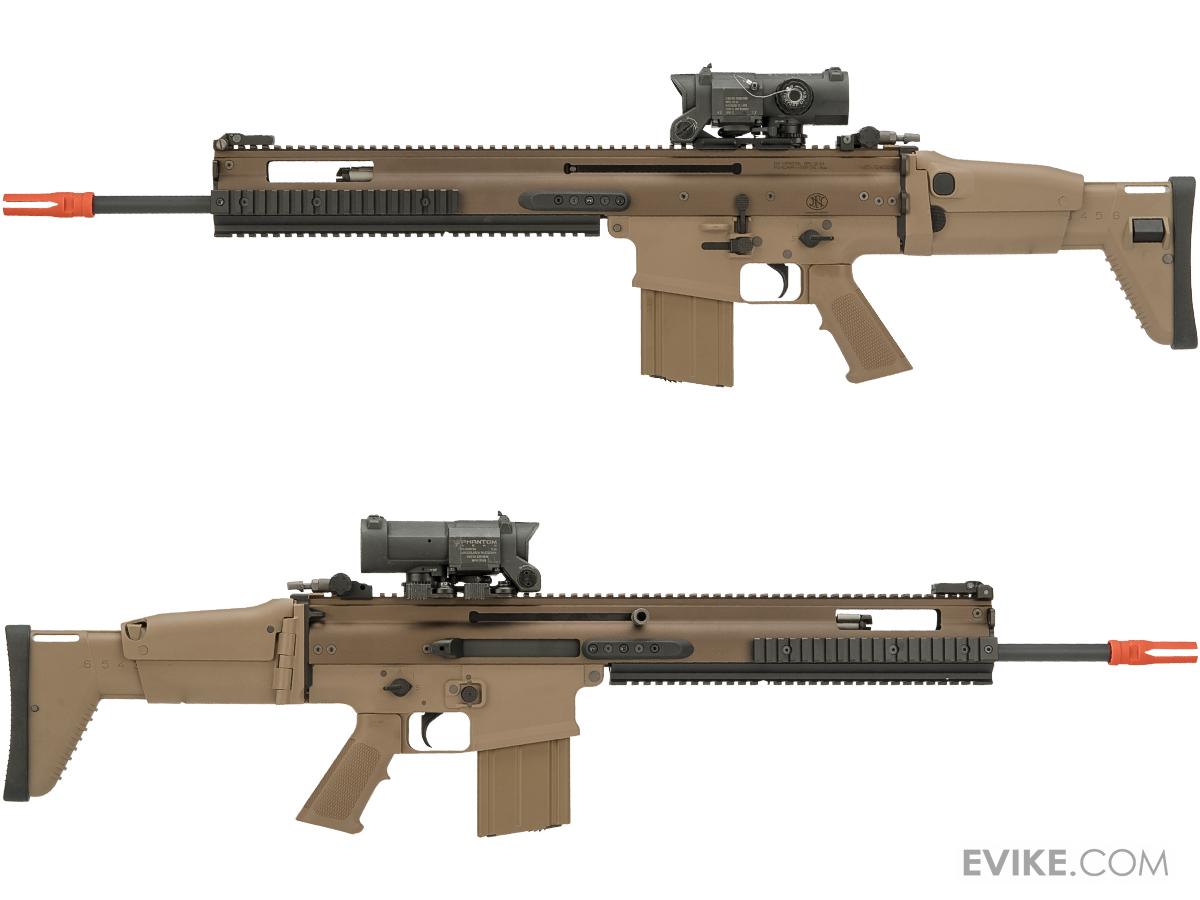 FN Herstal Licensed Full Metal SCAR-H Airsoft AEG Rifle by WE-Tech (Color: Tan / SSR), Airsoft ...