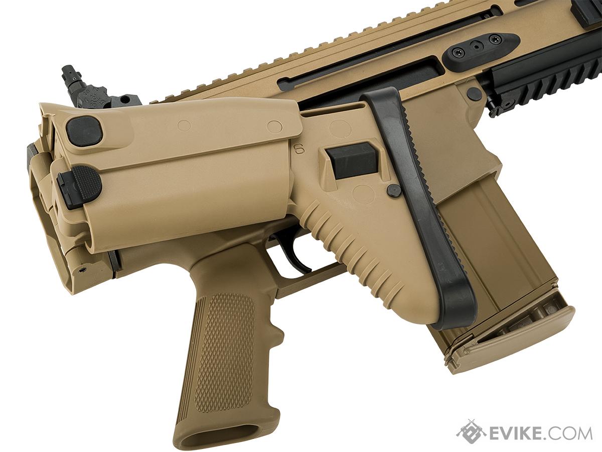 Cybergun FN Herstal SCAR-H CQB Licensed MK17 Gas Blowback Airsoft Rifle ...