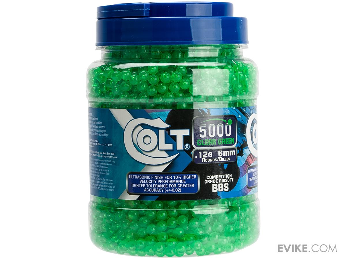 SoftAir Colt-Licensed .12g Competition Grade 6mm BBs (Model: 5000 Round ...