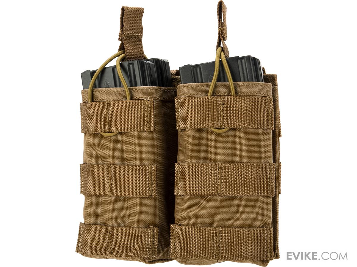 Pantac USA Open-Top Double Mag Pouch (Color: Coyote Brown), Tactical ...