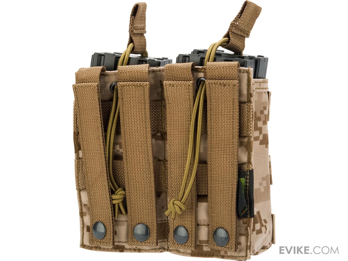 Pantac USA Open-Top Double Mag Pouch (Color: Desert Digital), Tactical ...