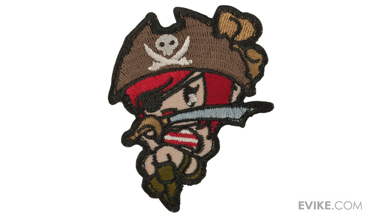 Mil-Spec Monkey "Pirate Girl" Morale Patch (Color: High Contrast), Tactical Gear/Apparel ...