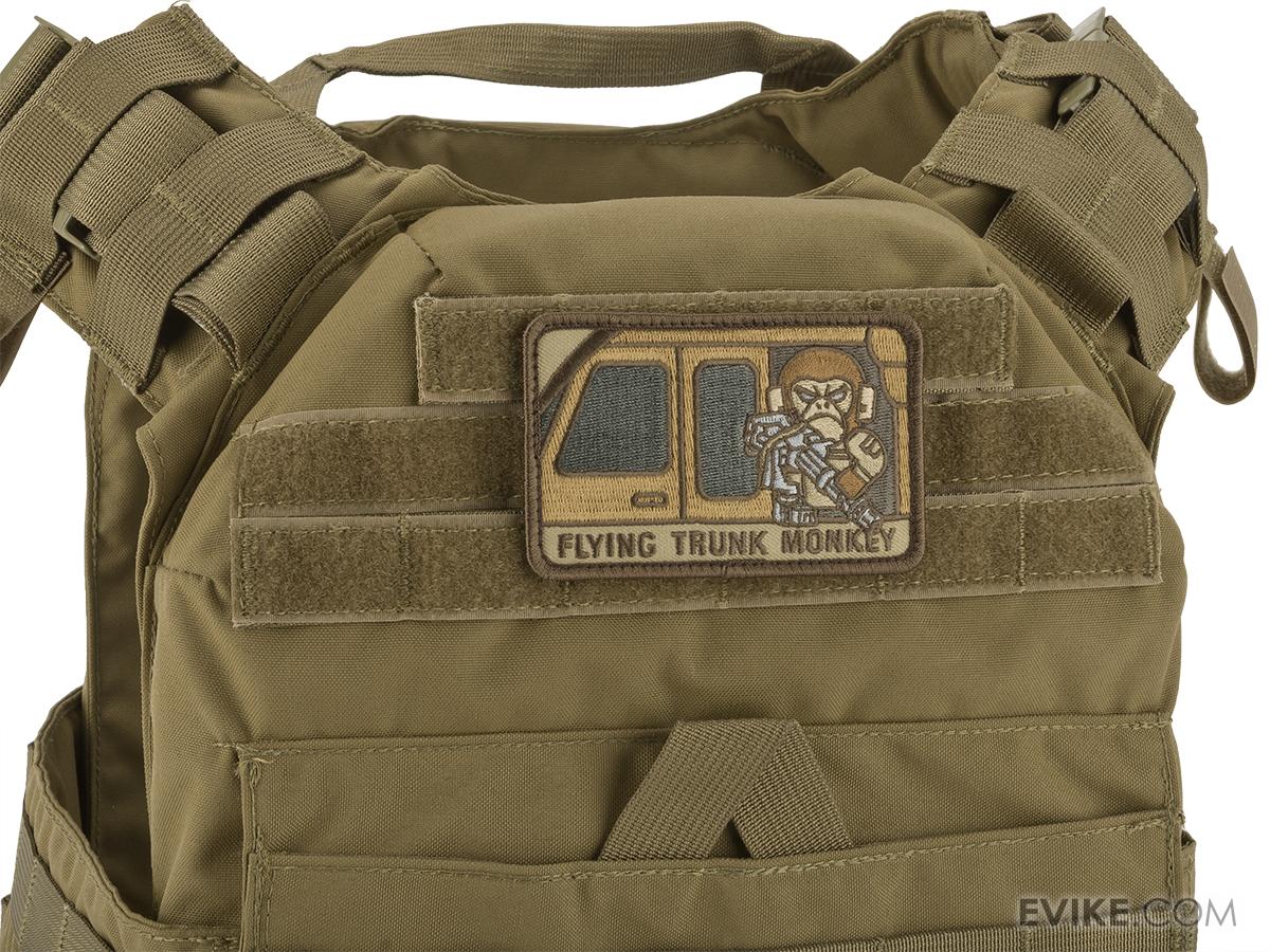 Mil-Spec Monkey "Tactical Trunk Monkey" Hook and Loop Patch(Color: Desert), Tactical Gear ...