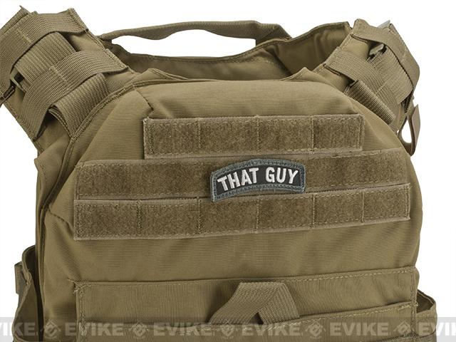 Mil-Spec Monkey "That Guy" Tab Patch Hook and Loop Patch (Color: SWAT), Tactical Gear/Apparel ...