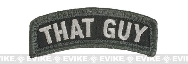 Mil-Spec Monkey "That Guy" Tab Patch Hook and Loop Patch (Color: SWAT), Tactical Gear/Apparel ...