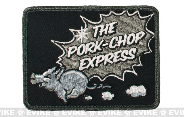 Mil-Spec Monkey "Pork Chop Express" Hook and Loop Patch (Color: SWAT ...