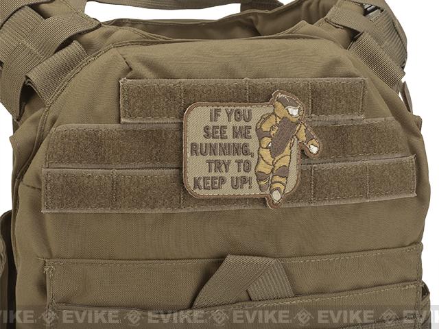 Mil-Spec Monkey "EOD Running" Morale Patch (Color: Desert), Tactical ...