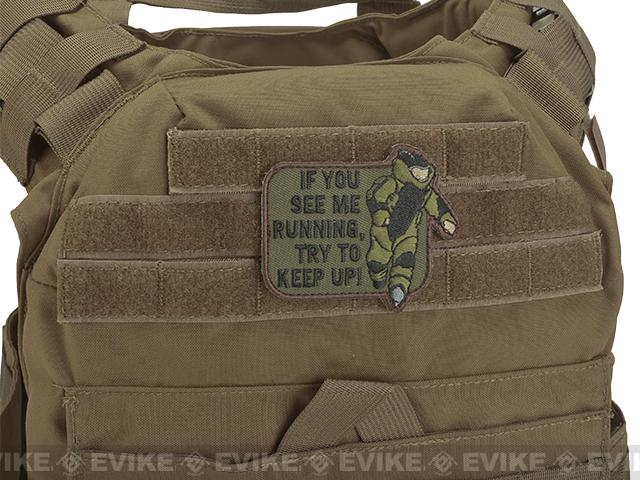 Mil-Spec Monkey "EOD Running" Morale Patch (Color: Forest), Tactical ...