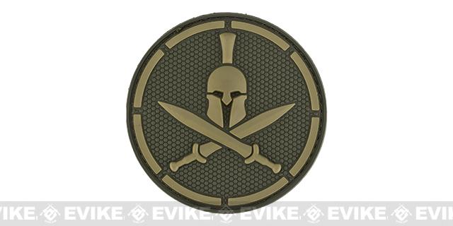 Mil-Spec Monkey "Spartan Helmet" PVC Morale Patch (Color: Multicam), Tactical Gear/Apparel ...