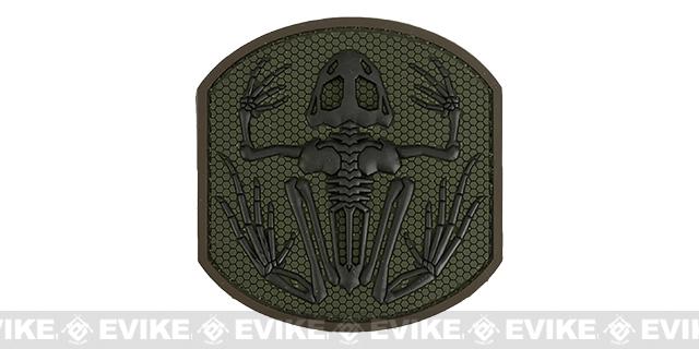 Mil-Spec Monkey "Skull Frog" PVC Hook and Loop Patch - Forest | Evike.com