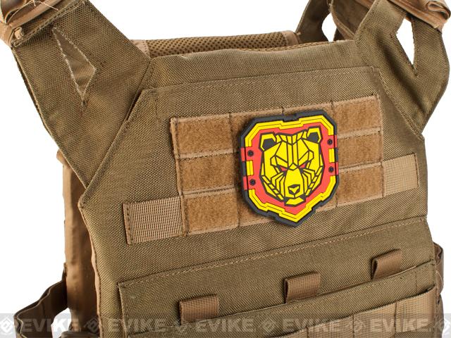 Mil-Spec Monkey "Industrial Bear" PVC Morale Patch (Color: Full Color), Tactical Gear/Apparel ...