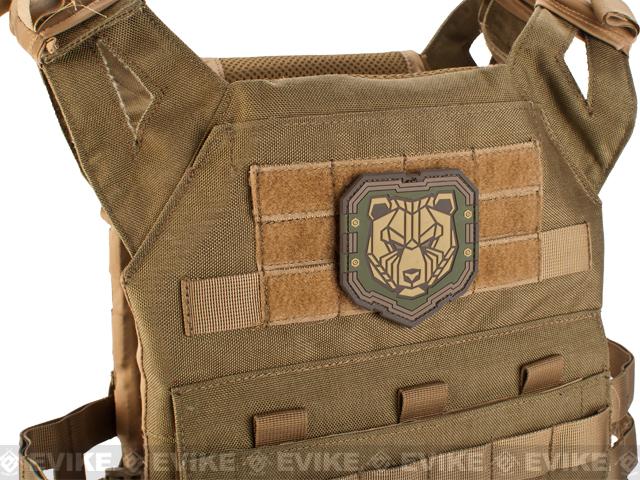 Mil-Spec Monkey "Industrial Bear" PVC Morale Patch (Color: Multicam ...