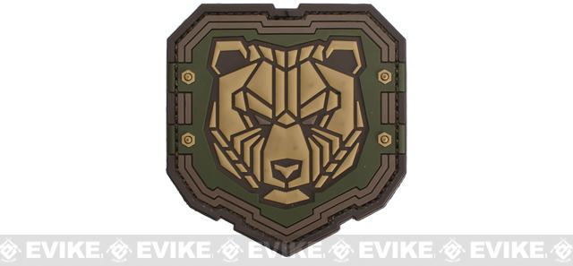 Mil-Spec Monkey "Industrial Bear" PVC Morale Patch (Color: Multicam), Tactical Gear/Apparel ...