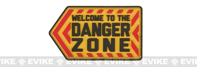 Mil-Spec Monkey "Danger Zone" PVC Morale Patch (Color: Full Color ...