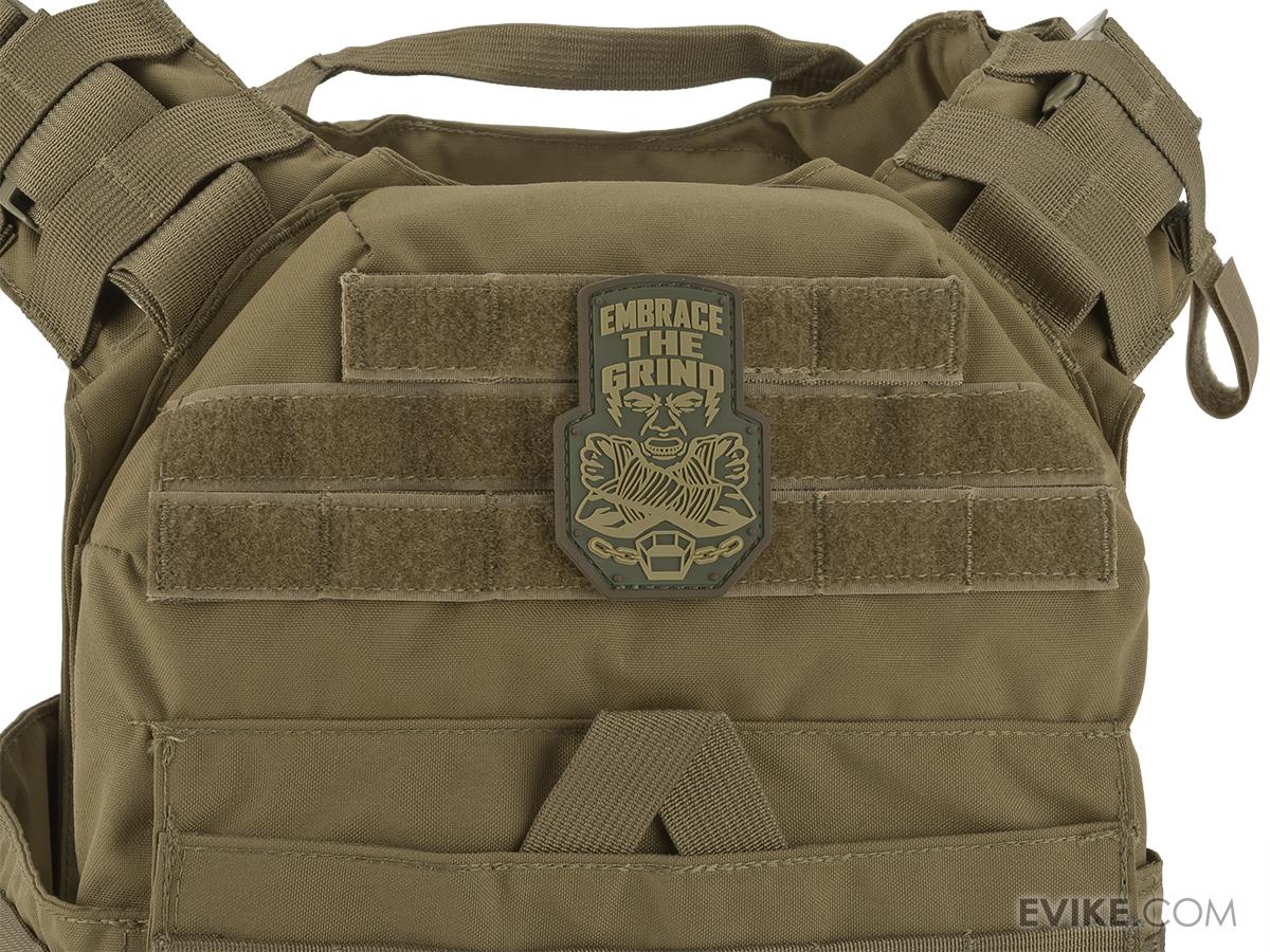 Mil-Spec Monkey "Embrace the Grind" PVC Morale Patch (Color: Multicam ...