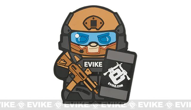 Epik Panda "Evike Matt" PVC Rubber Hook and Loop Morale Patch (Color ...