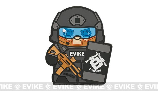 Epik Panda "Evike Matt" PVC Rubber Hook and Loop Morale Patch (Color ...