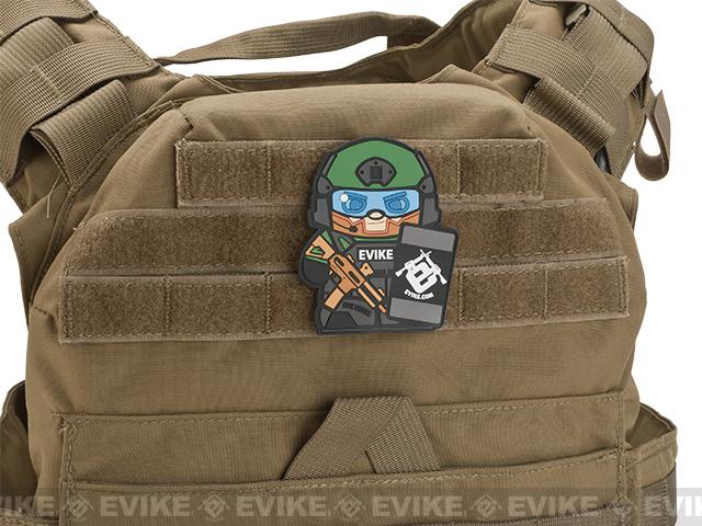 Epik Panda "Evike Matt" PVC Rubber Hook and Loop Morale Patch (Color ...