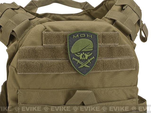 MOH Embroidered Morale Patch (Style: Ranger / Green), Tactical Gear ...
