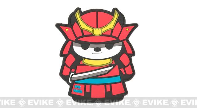 Epik Panda "Panda Samurai" PVC Rubber Hook and Loop Morale Patch ...
