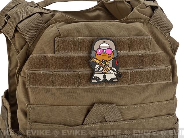 Epik Panda "Rusty Panda" PVC Rubber Hook and Loop Morale Patch ...