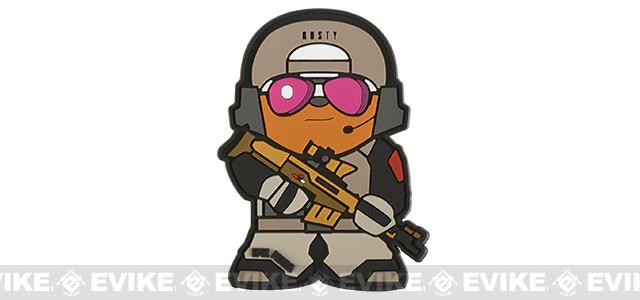 Epik Panda "Rusty Panda" PVC Rubber Hook and Loop Morale Patch ...