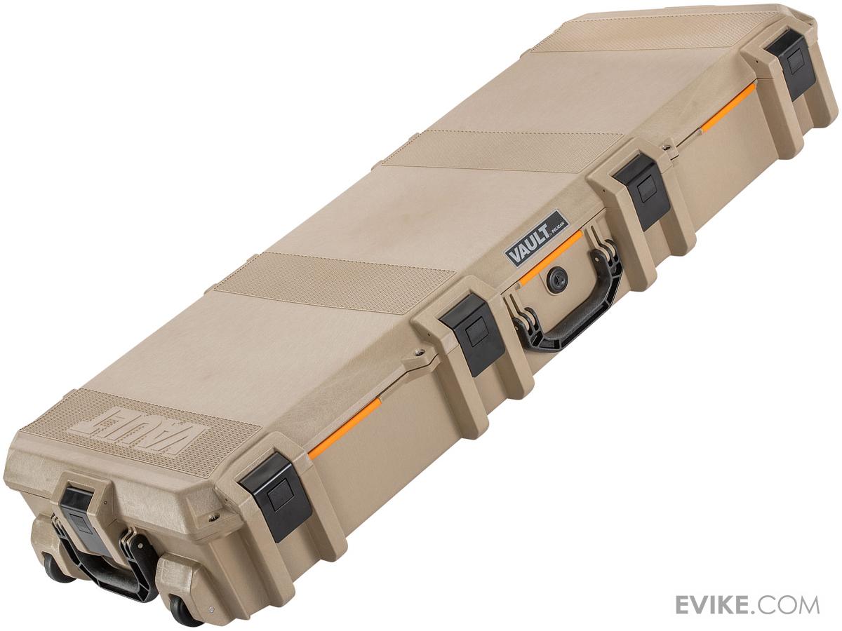 Pelican Vault Tactical Rifle Case w/ Wheels (Model: V730 / Tan), Tactical Gear/Apparel, Gun ...