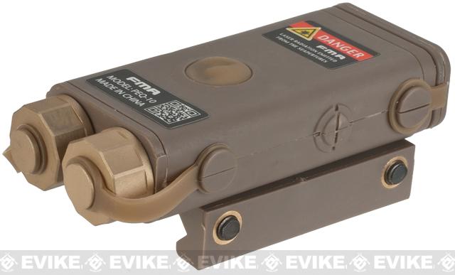 PEQ-10 Compact Airsoft LED Illuminator / Laser Combo by Bravo FMA ...