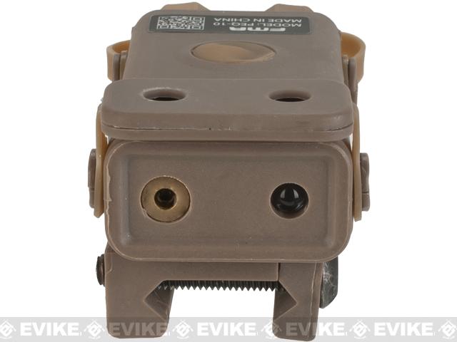 PEQ-10 Compact Airsoft LED Illuminator / Laser Combo by Bravo FMA ...