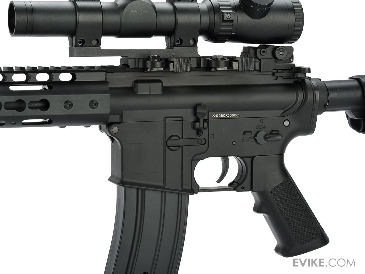 Golden Eagle Sportsline M4 Airsoft AEG with 15" Keymod Handguard ...