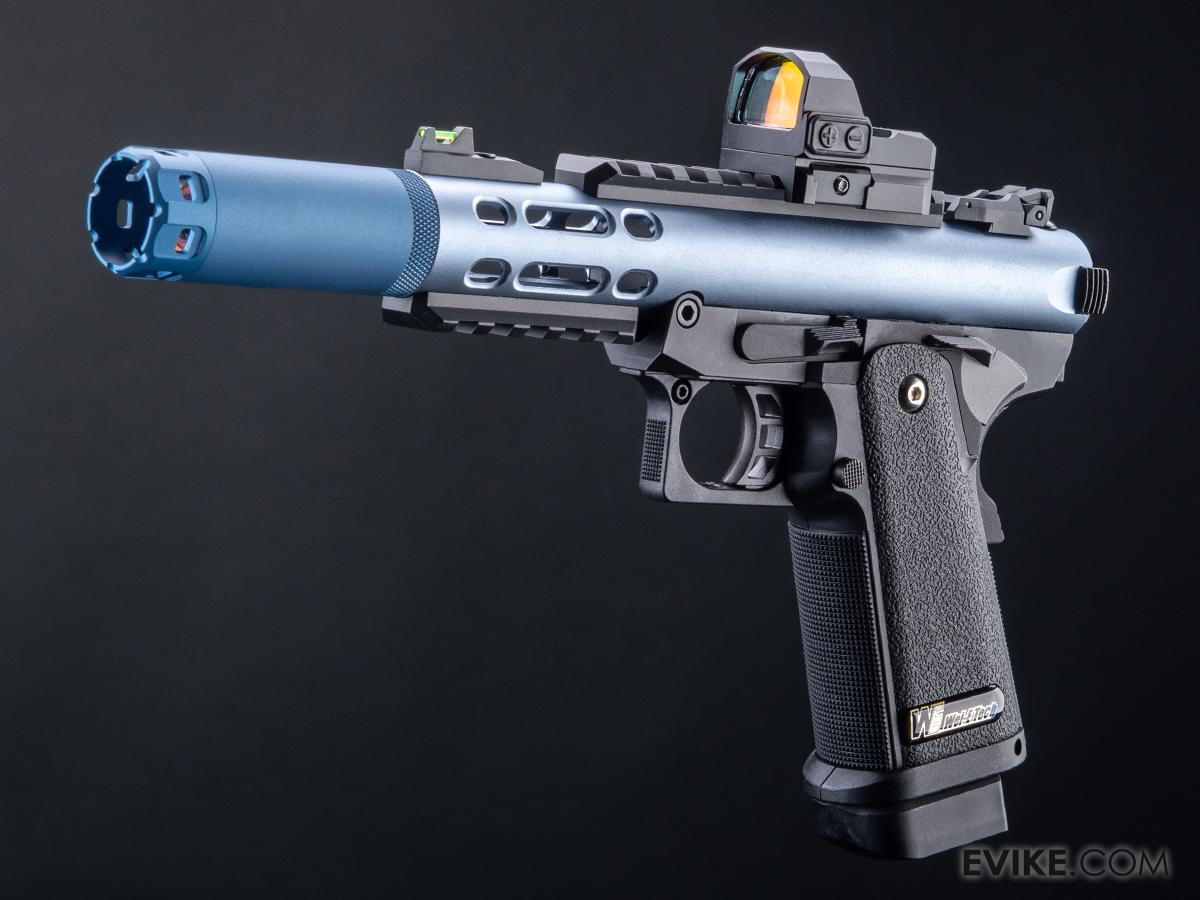 WE-Tech Galaxy Hi-CAPA Gas Blowback Airsoft Pistol (Color: Blue ...