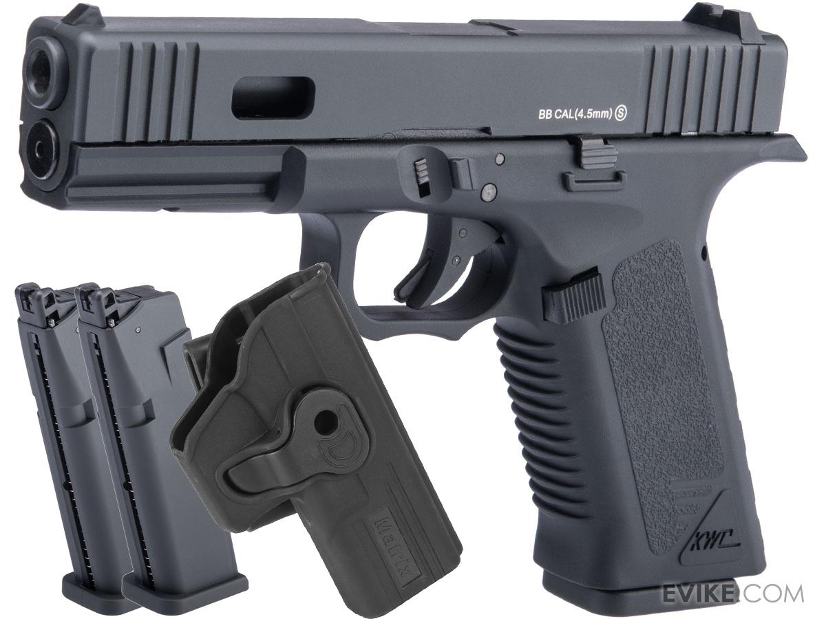 Umarex Fully Licensed GLOCK 17 Gen4 Gas Blowback Airsoft Training Pistol by KWC (Model: CO2 ...