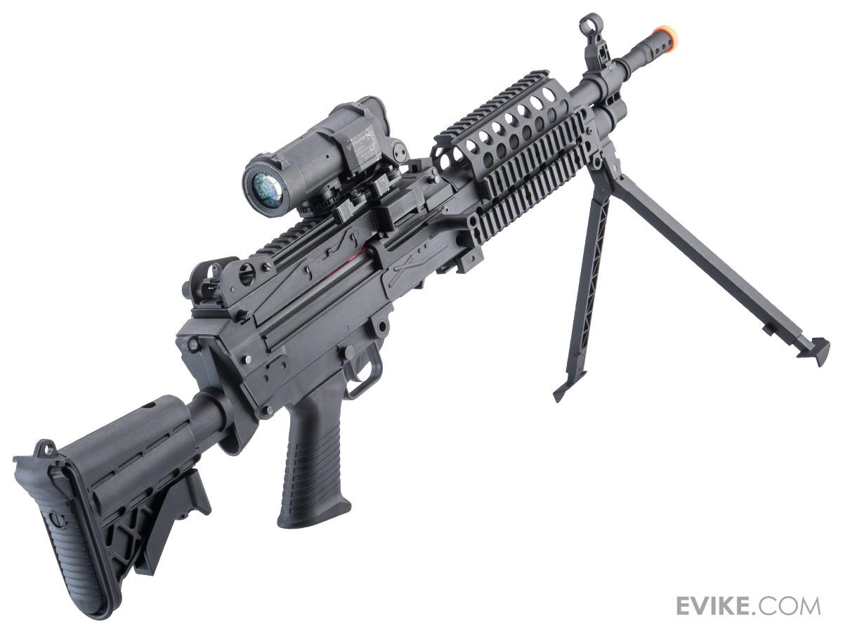 Cybergun FN Licensed M249 "Featherweight" Airsoft Machine Gun (Model ...