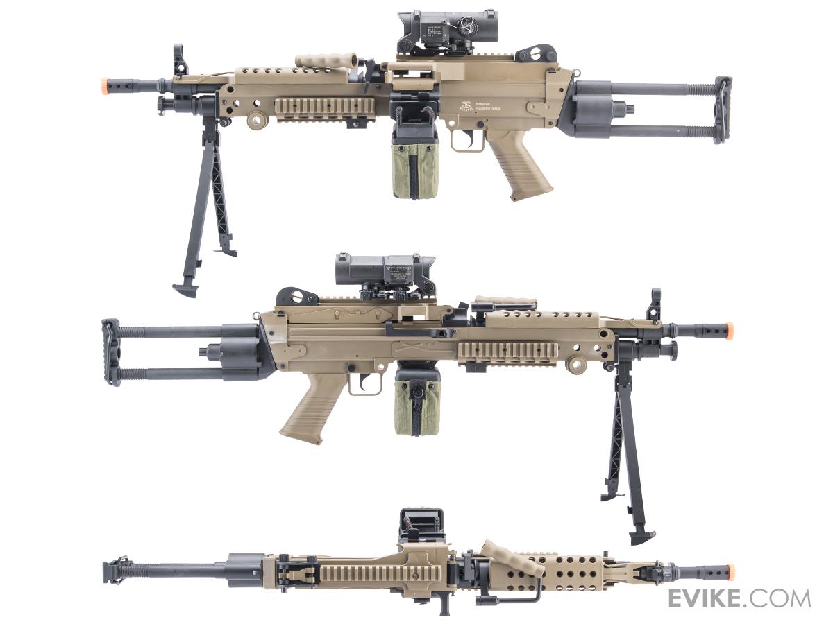Cybergun FN Licensed M249 "Featherweight" Airsoft Machine Gun (Model ...