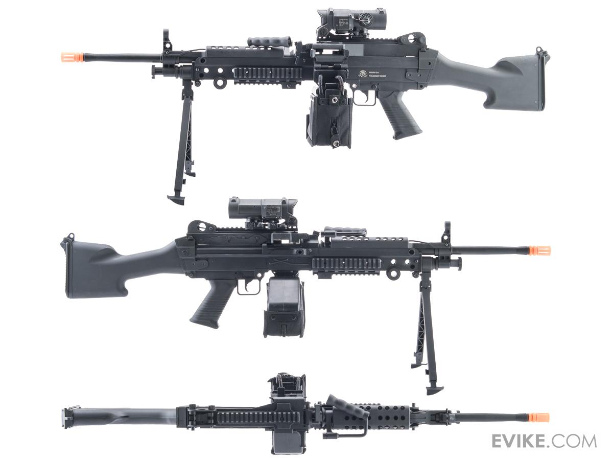 Cybergun FN Licensed M249 MINIMI "Featherweight" Airsoft Machine Gun ...