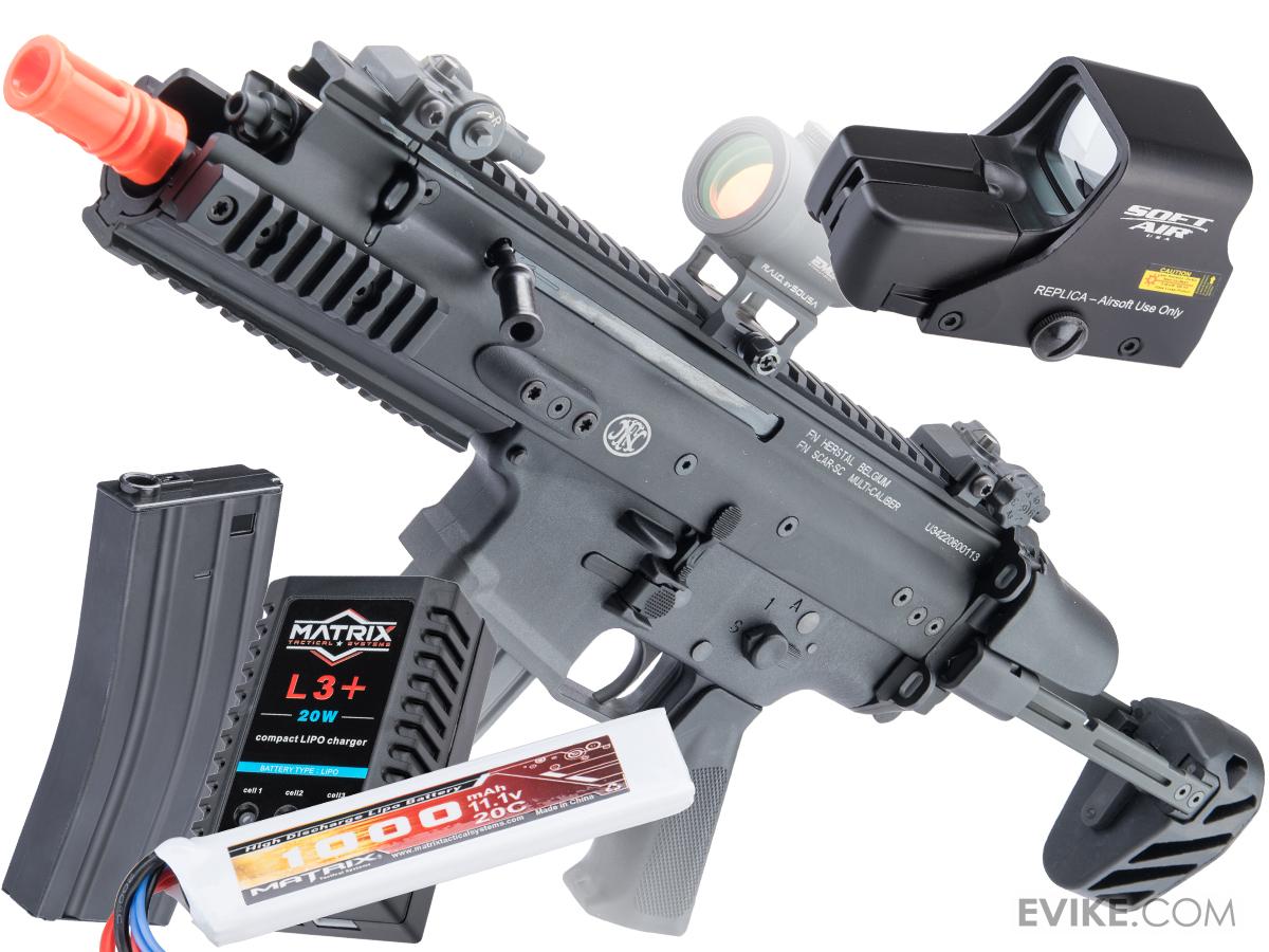 Cybergun FN Herstal-Licensed SCAR-SC Compact Airsoft B.R.S.S. AEG PDW ...