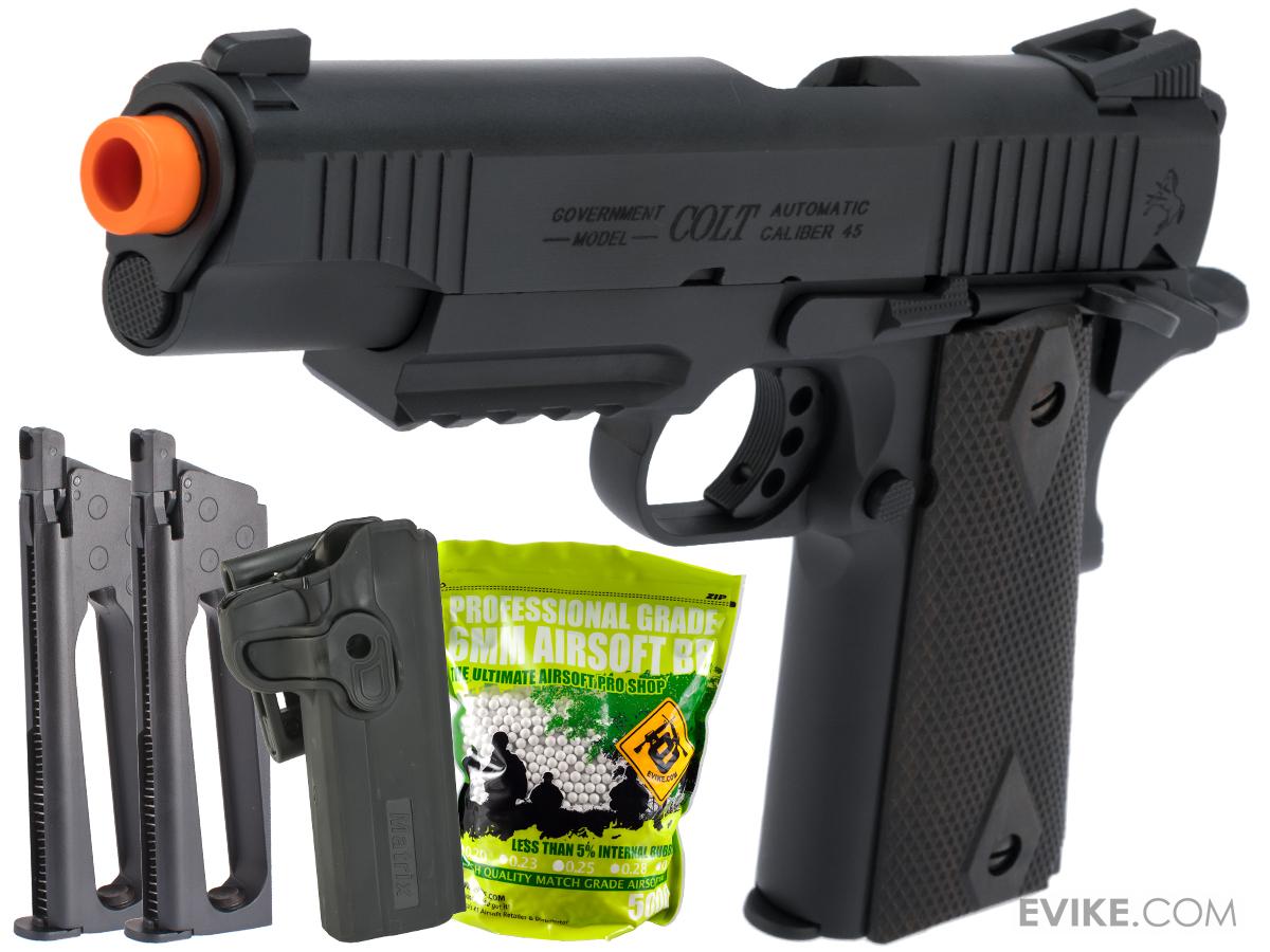 Colt Licensed 1911 Tactical Full Metal CO2 Airsoft Gas Blowback Pistol ...